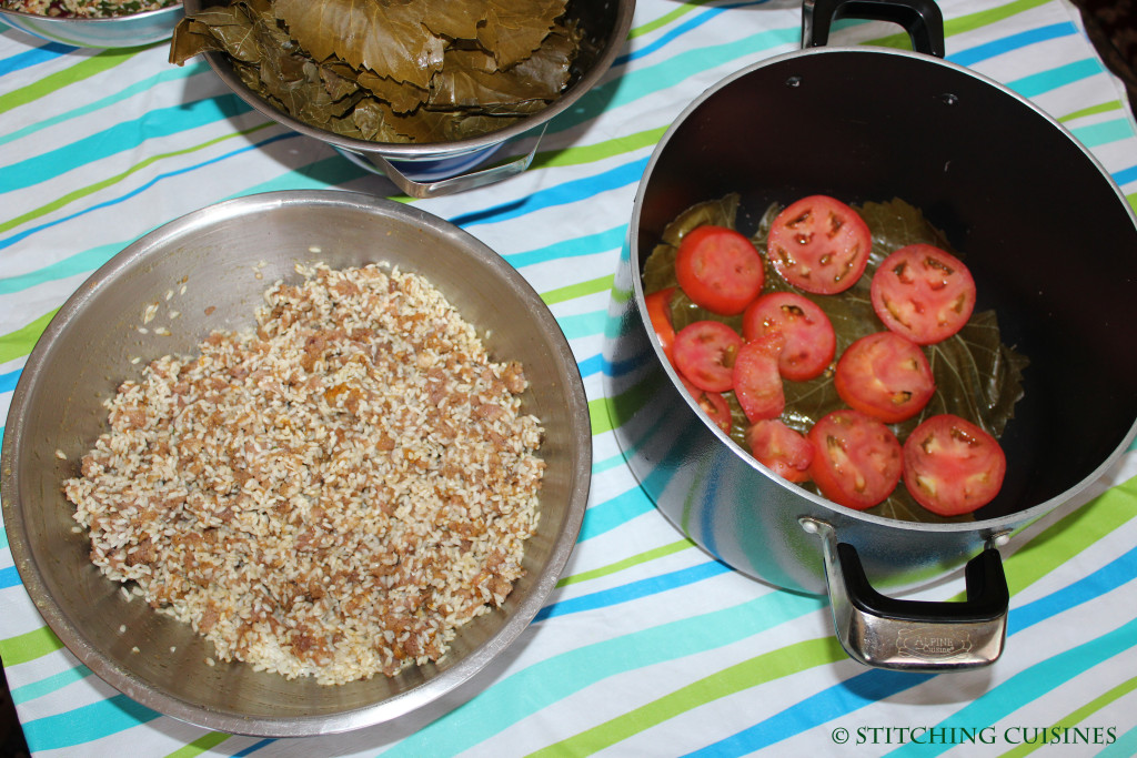 Palestinian Stuffed Grape Leaves – Warak Dawali [GF; VO] – Tatreez ...