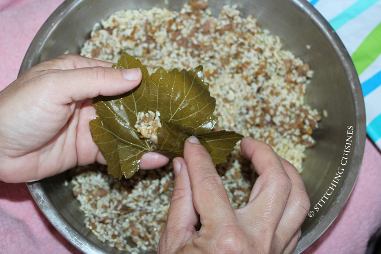 Palestinian Stuffed Grape Leaves – Warak Dawali [GF; VO] – Tatreez ...