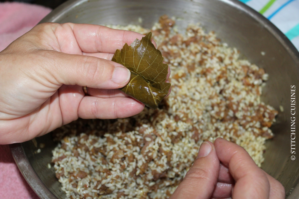 Palestinian Stuffed Grape Leaves – Warak Dawali [GF; VO] – Tatreez ...
