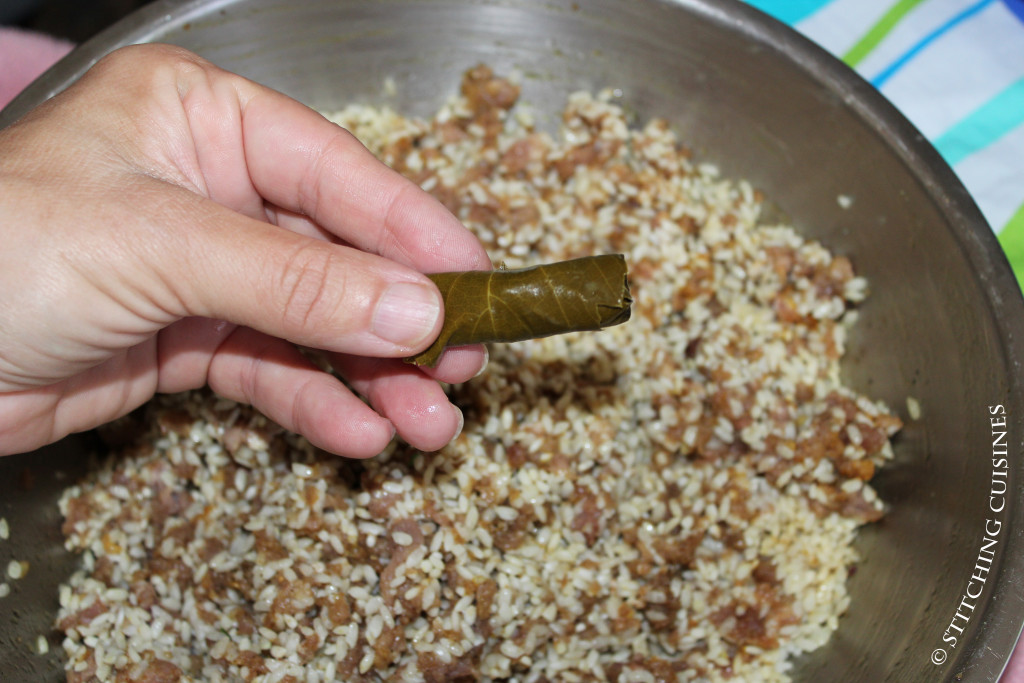 Palestinian Stuffed Grape Leaves – Warak Dawali [GF; VO] – Tatreez ...