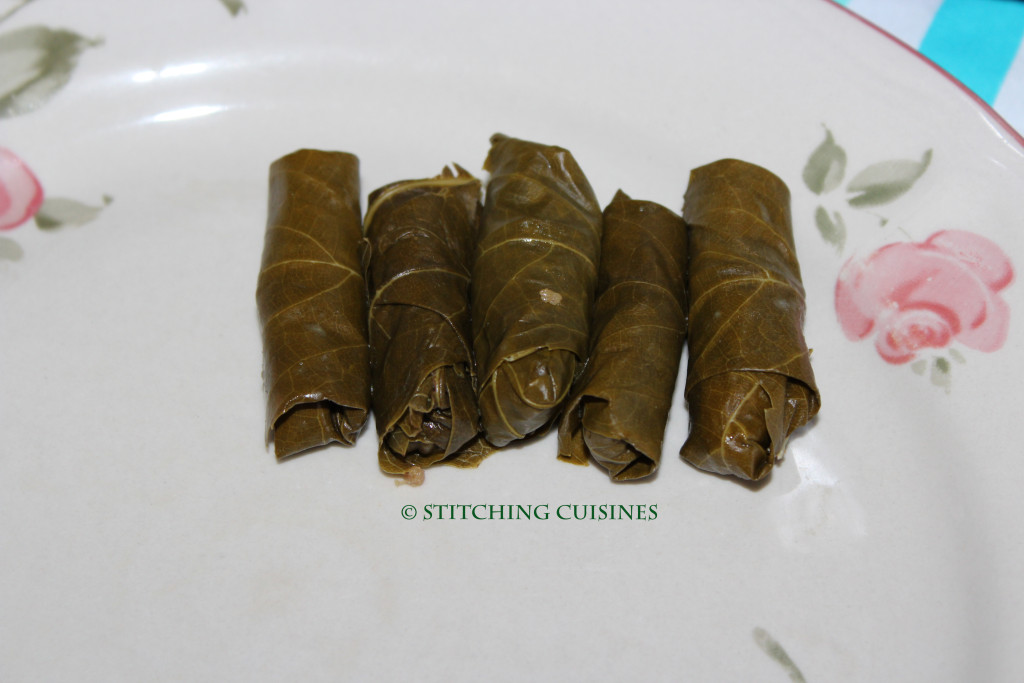 Palestinian Stuffed Grape Leaves – Warak Dawali [GF; VO] – Tatreez ...