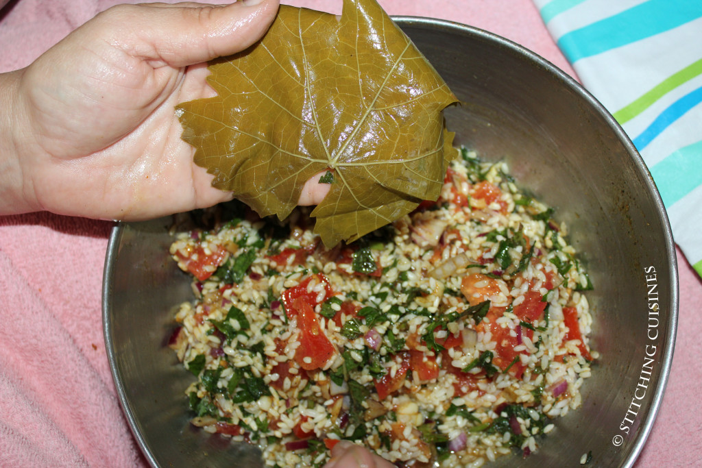 Palestinian Stuffed Grape Leaves – Warak Dawali [GF; VO] – Tatreez ...