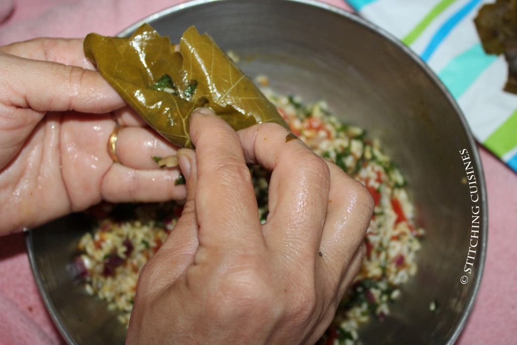 Palestinian Stuffed Grape Leaves – Warak Dawali [GF; VO] – Tatreez ...