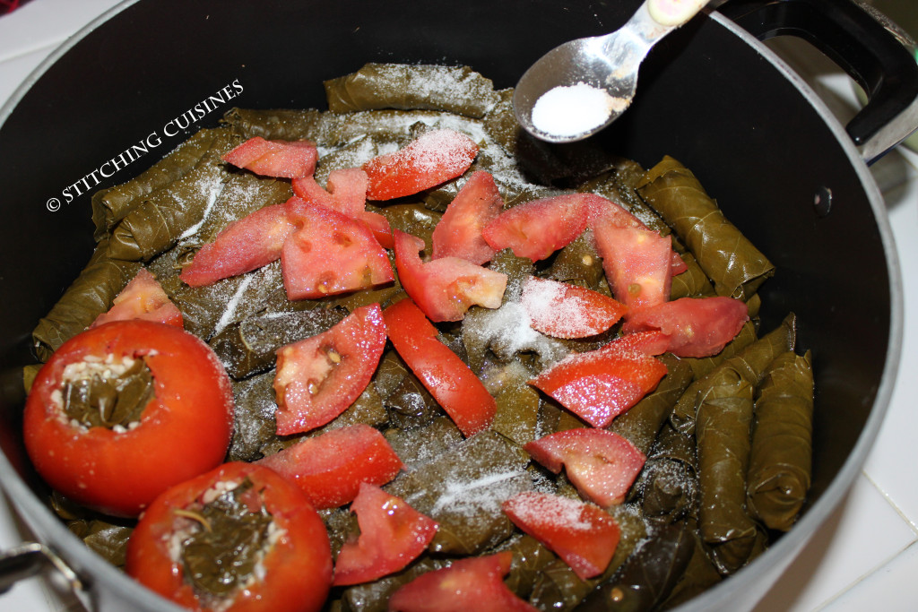 Palestinian Stuffed Grape Leaves – Warak Dawali [GF; VO] – Tatreez ...